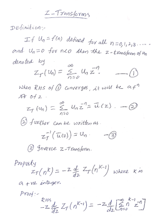 M3 SIMP TIE - M3 SIMP - Transform calculus,fourier series and numerical ...
