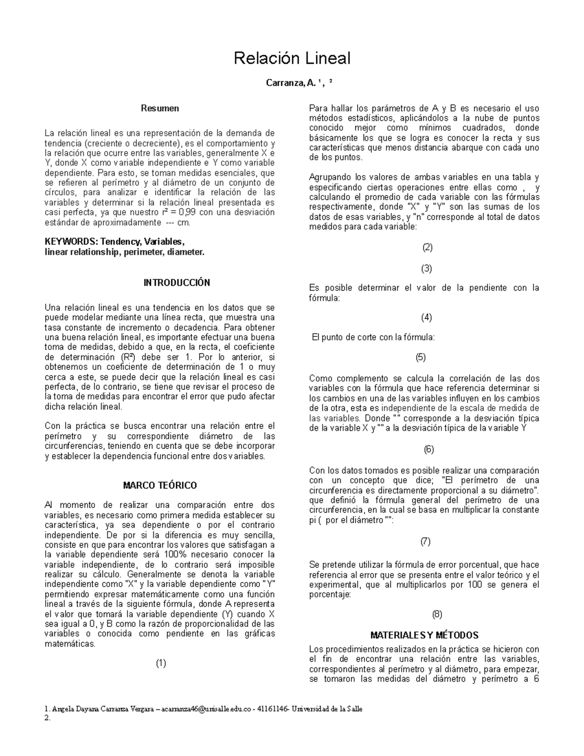 Laboratorio Física 2 030001 Relación Lineal Carranza A 1 2