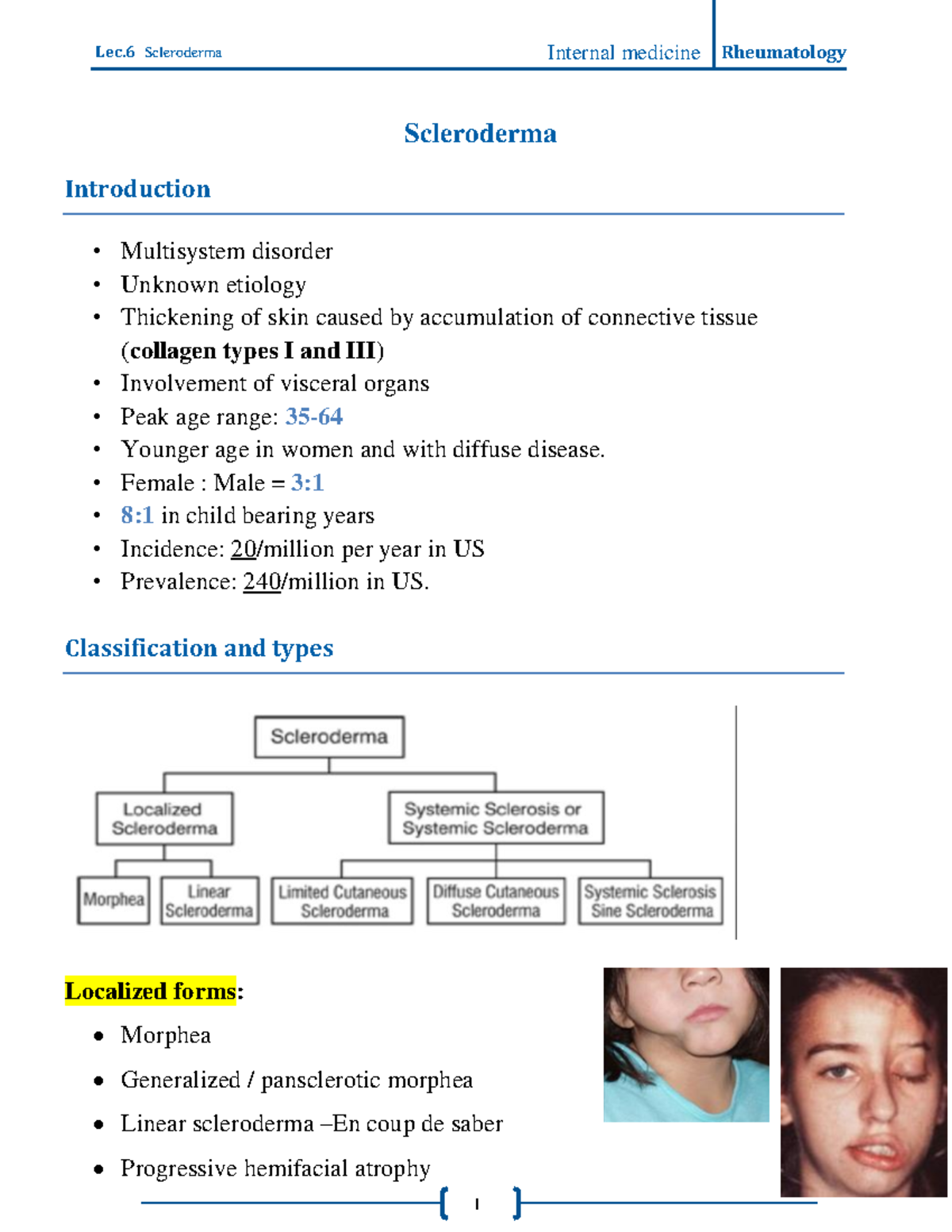 Sclerodermaa Disease - Scleroderma Introduction Multisystem disorder ...