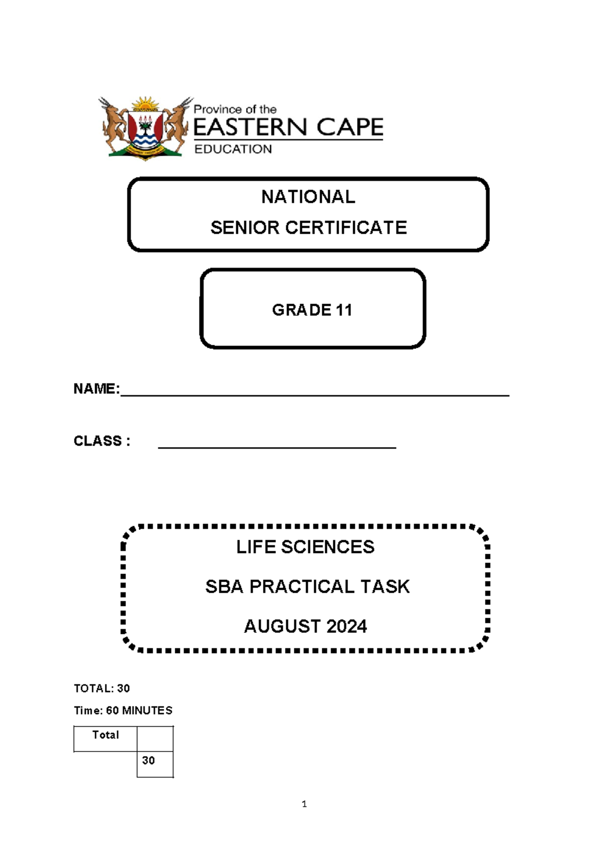 GR 11 PRAC TERM 3 - Practical on gaseous exchange - - Studocu