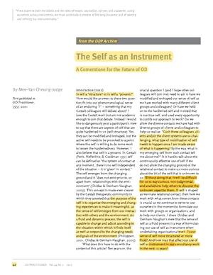 How to Explore Meaning Making Patterns in Dialogic OD and Coaching - By ...