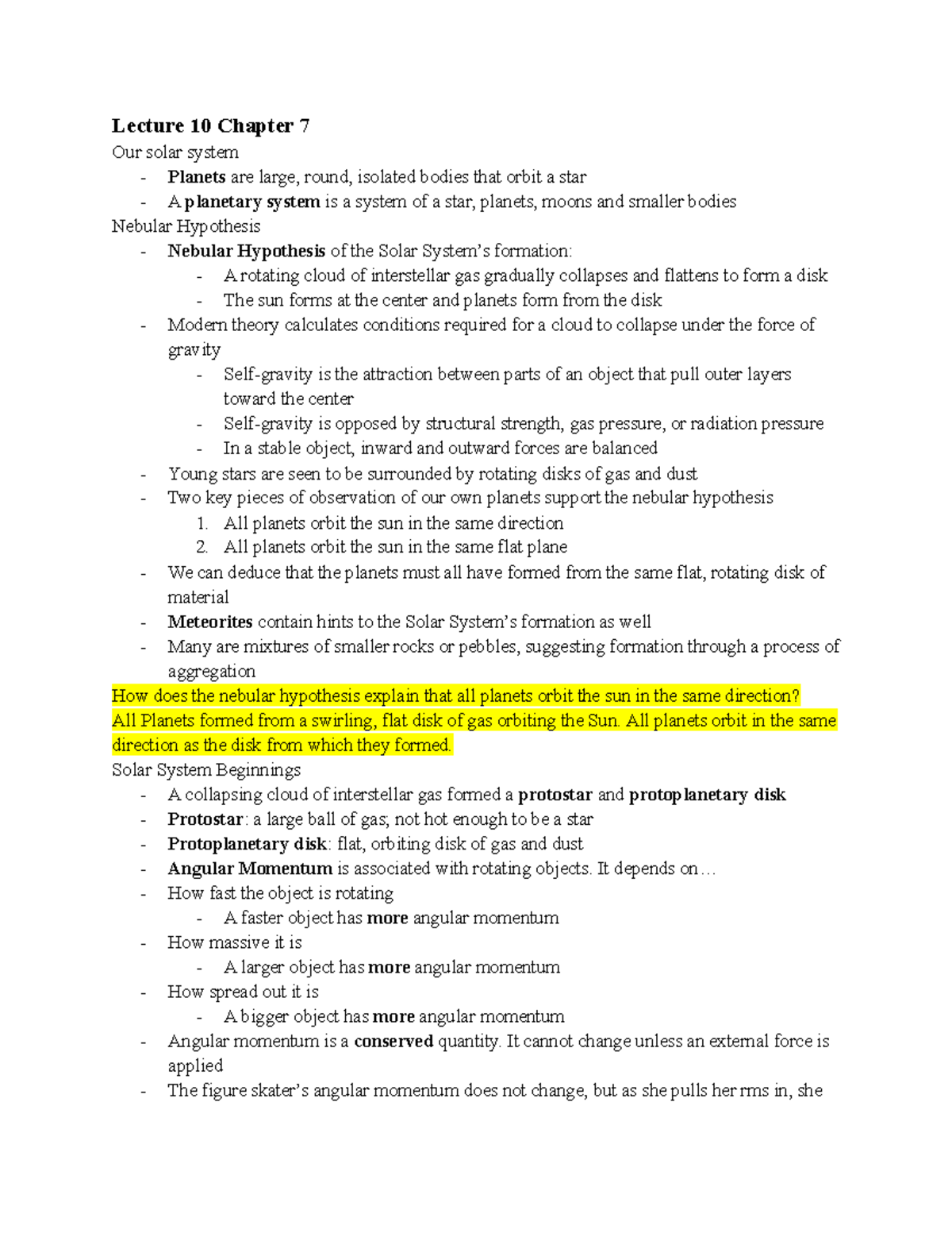 PY 124 Lecture 10 - Taught by Dr. Bordoloi - Lecture 10 Chapter 7 Our ...