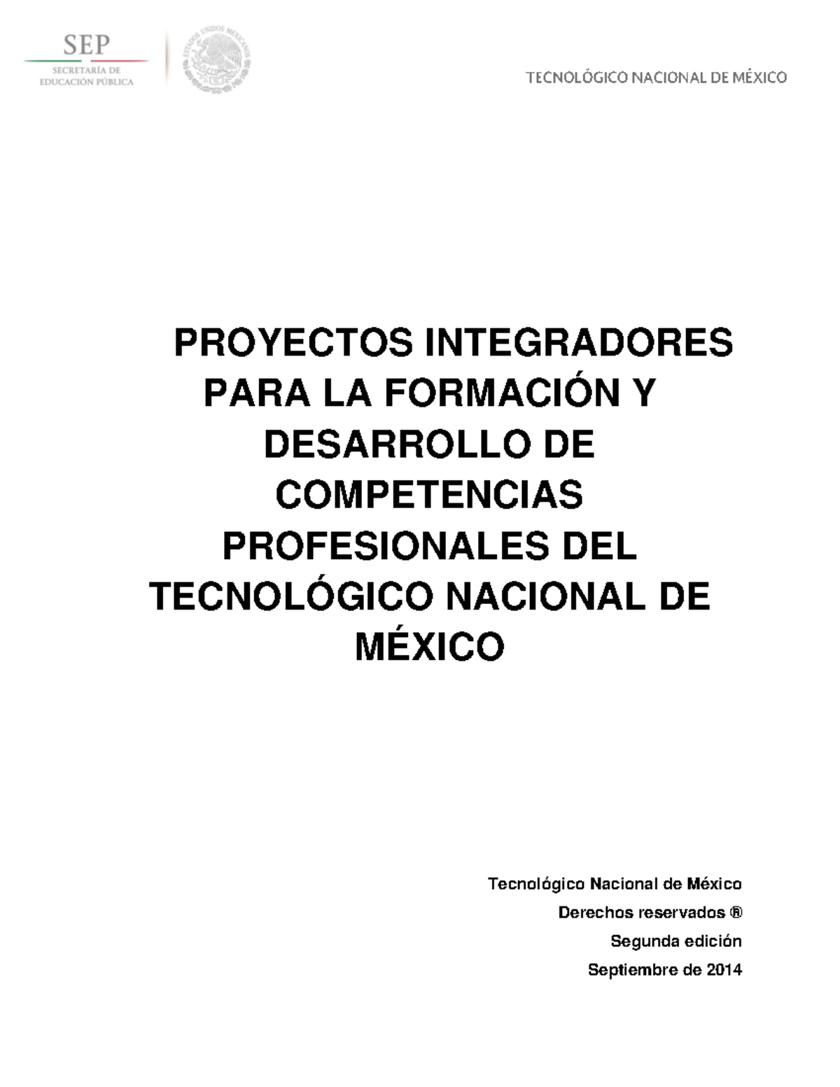 Proyectos Integradores 2da edicion - PROYECTOS INTEGRADORES PARA LA ...