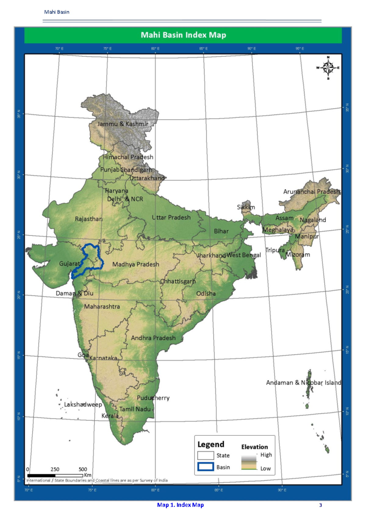 East flowing rivers - Mahi Basin india-wris.nrsc.gov Map 1. Index Map 3 ...