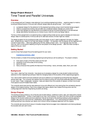 Design Project - Module 8 - Collaborative Modeling - Design Project ...