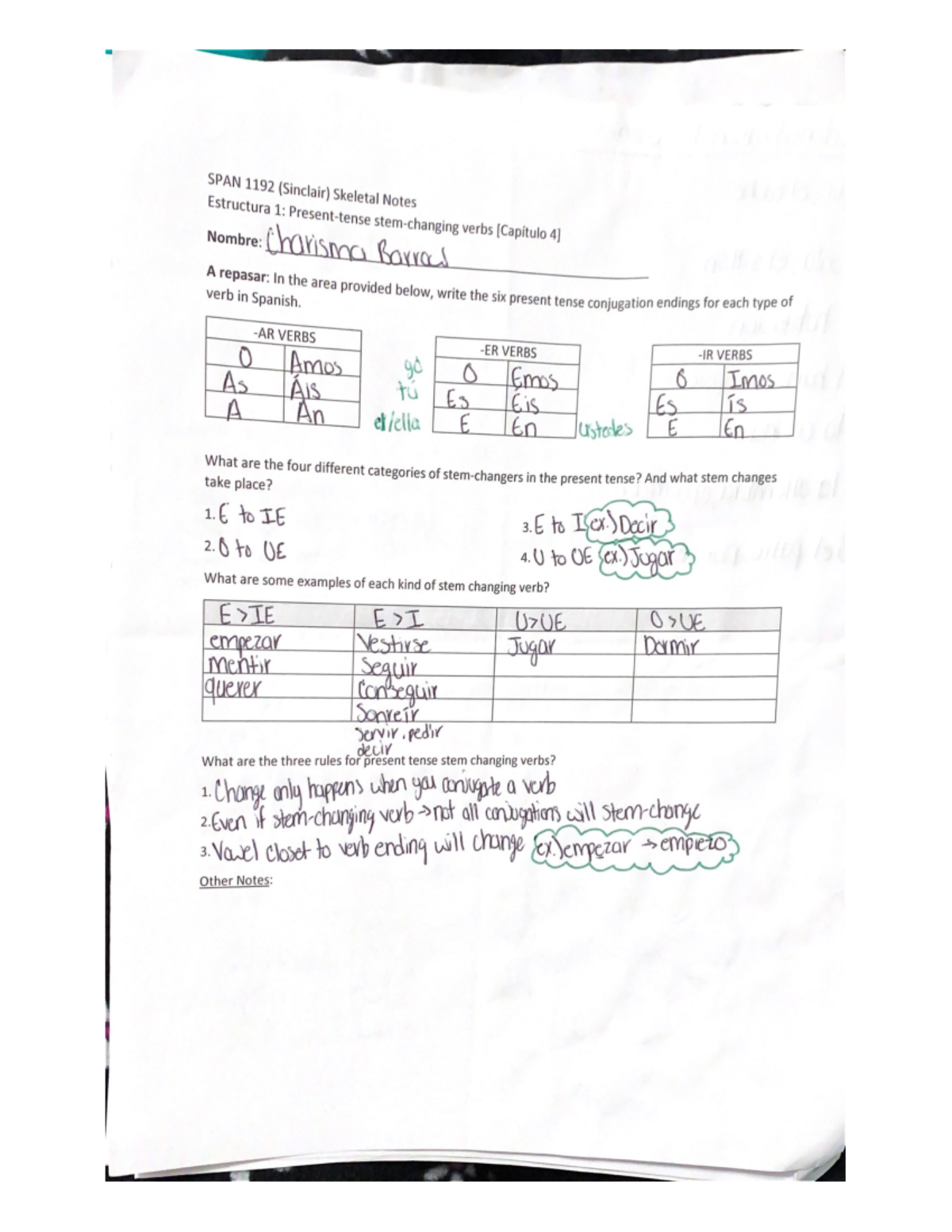 Scanned Documents (1) - The verb estar continued - Studocu