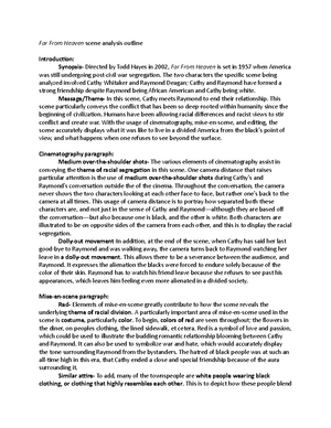 Scene Analysis for The Godfather - The setting for the movie is during ...