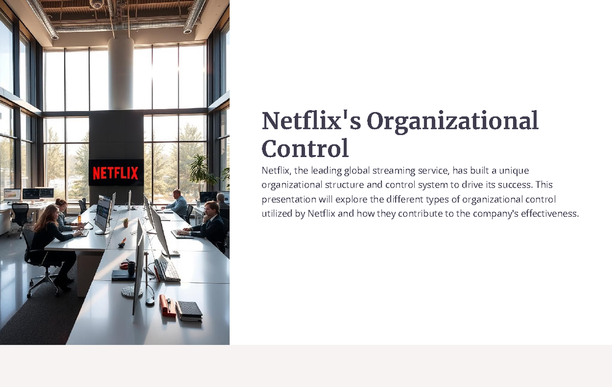 Netflixs-Organizational-Control - Netflix's Organizational Control ...