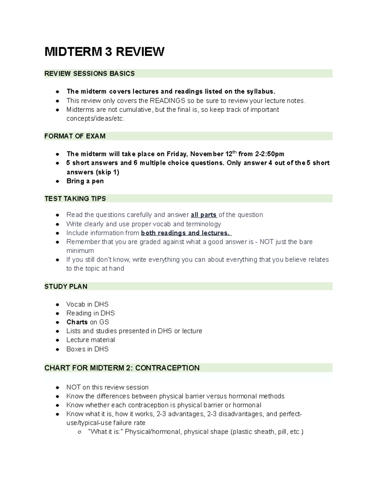 SOC 152A Midterm 3 Study Guide answers - MIDTERM 3 REVIEW REVIEW ...