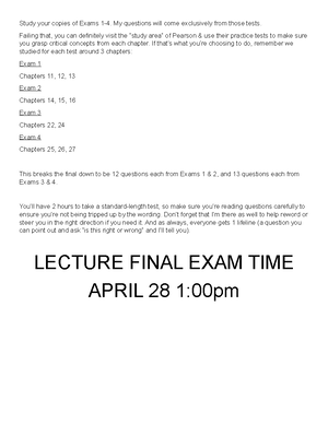 Exam 1 A+P 2 - Notes for the first exam. - Exam 1 A+P 2 Nervous System ...