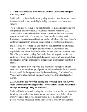 Questionnaire Design Practice 1 - Practice 1 The following are ...