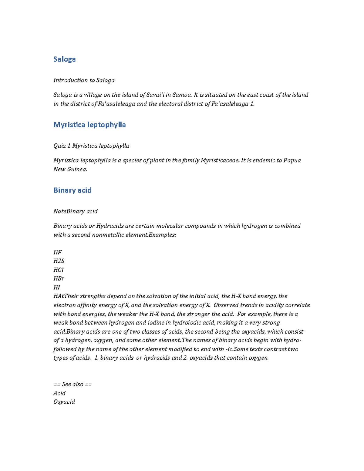 PSY167 Lab Saloga - Saloga Introduction to Saloga Saloga is a village ...