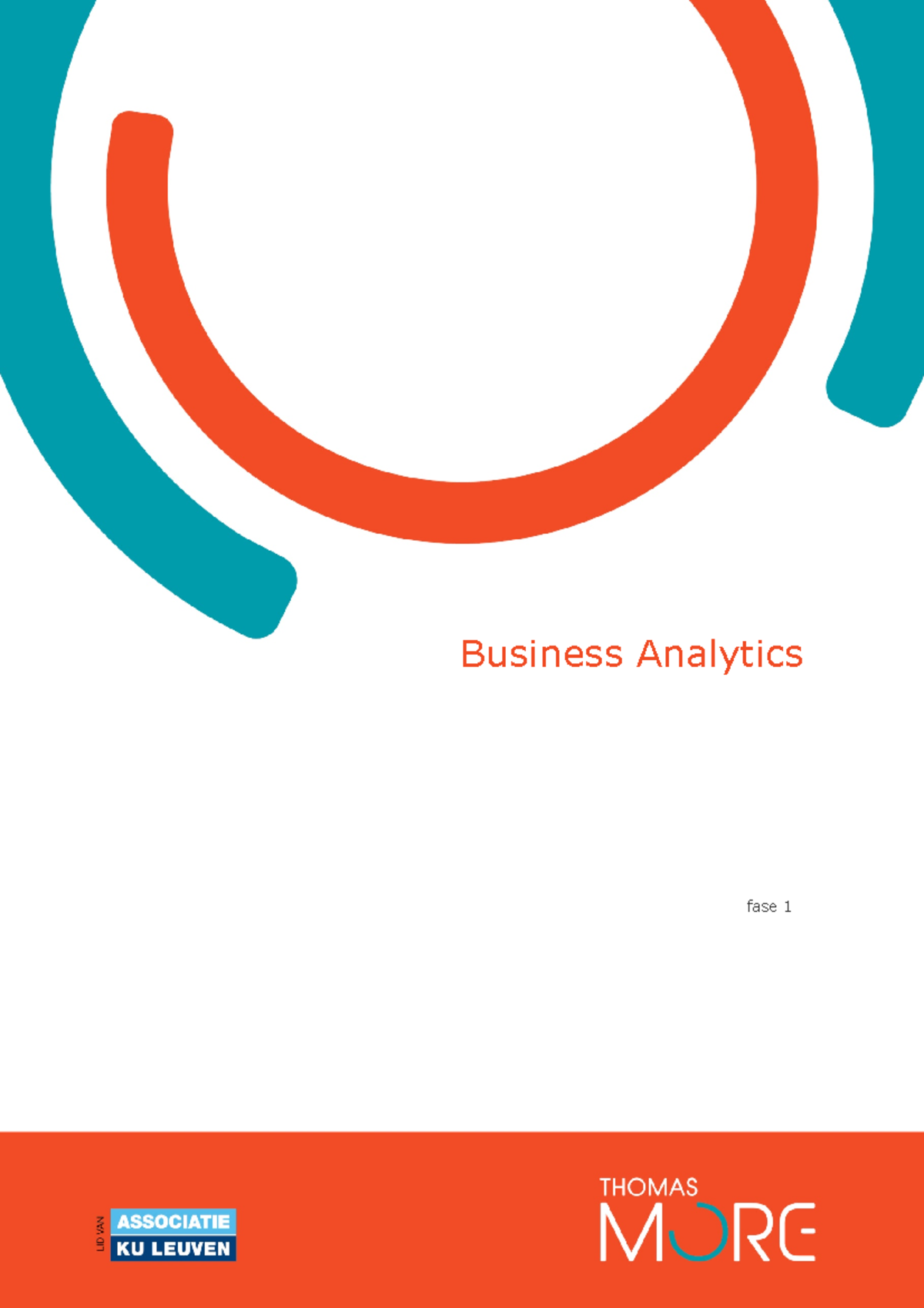 Course Business analytics PART1 - Business Analytics fase 1 Table of ...