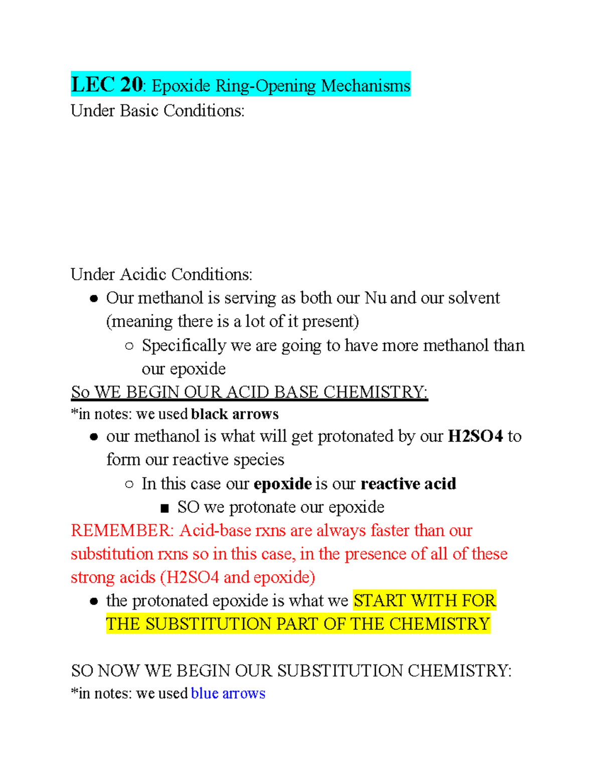 Exam 3 SN1,2, E1, E2 - These are in-depth notes for the 3rd exam, this ...