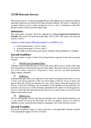 Network Servers Exam Cheatsheet - NETWORK SERVERS CHEATSHEET IMPORTANT! DO THIS BEFORE SETUP In ...