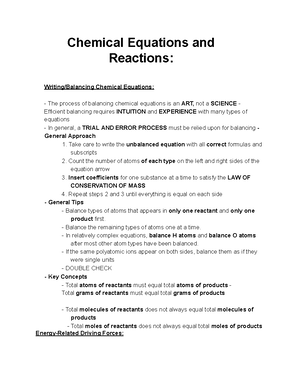 AP Chemistry - Chemical Kinetics - Studocu
