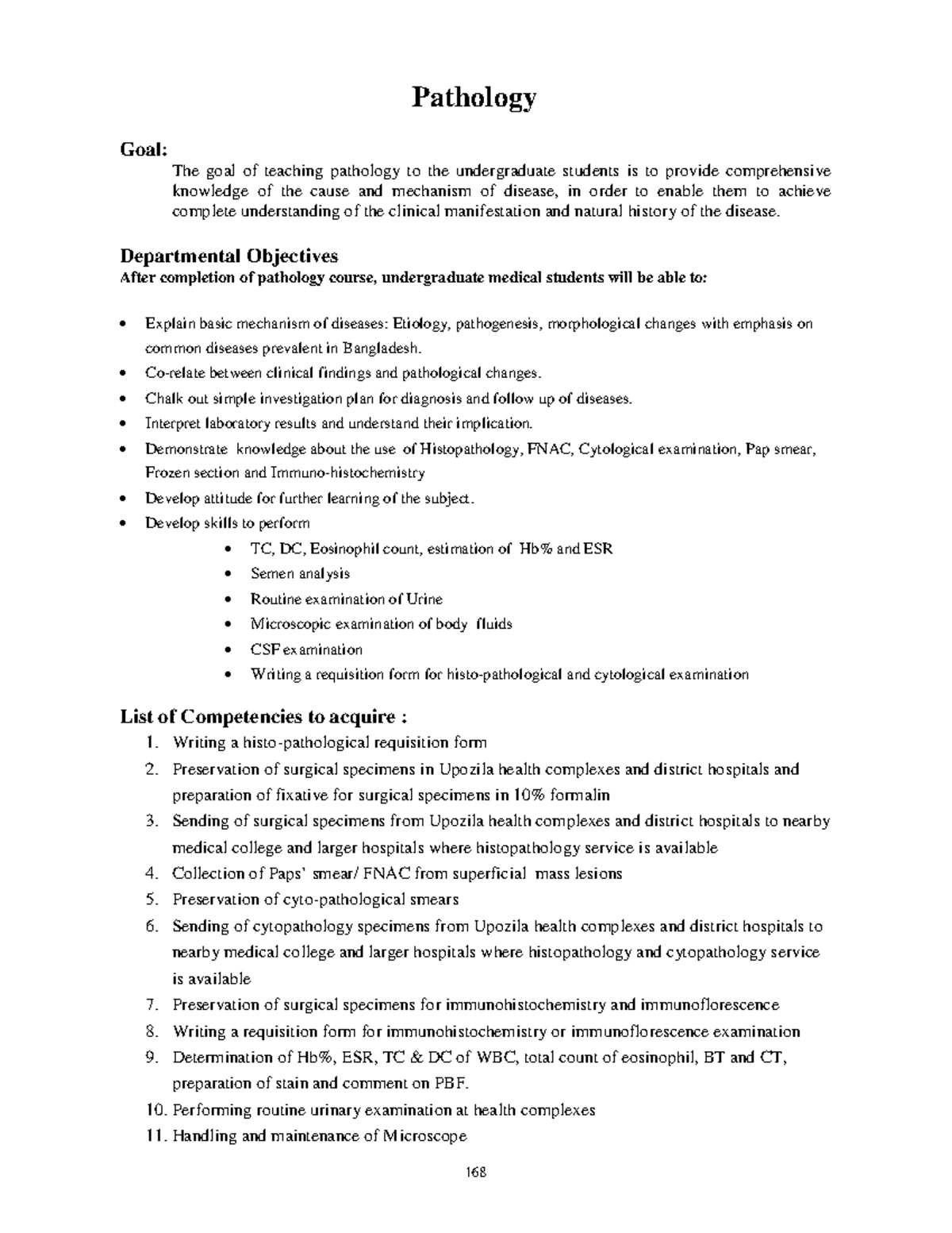 7-Pathology-1 - lecture notes - Pathology Goal: The goal of teaching ...