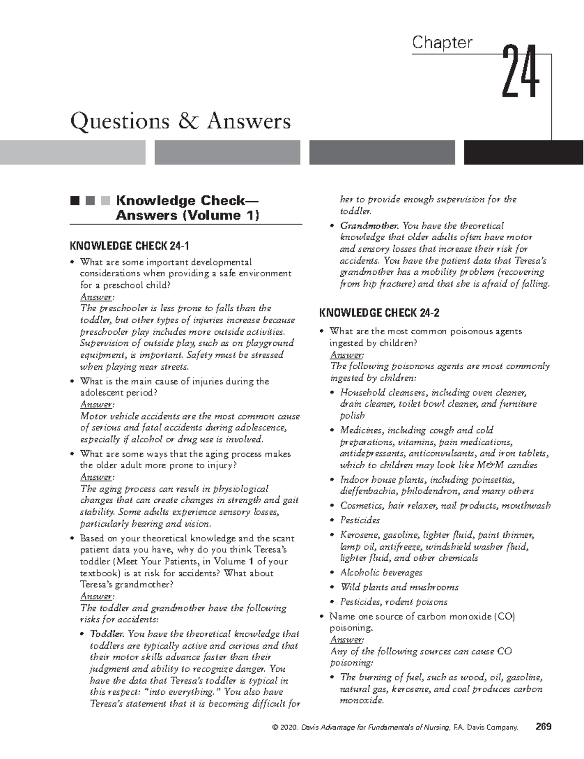 Chapter 24 knowledge check for homework - Chapter 24 Questions ...