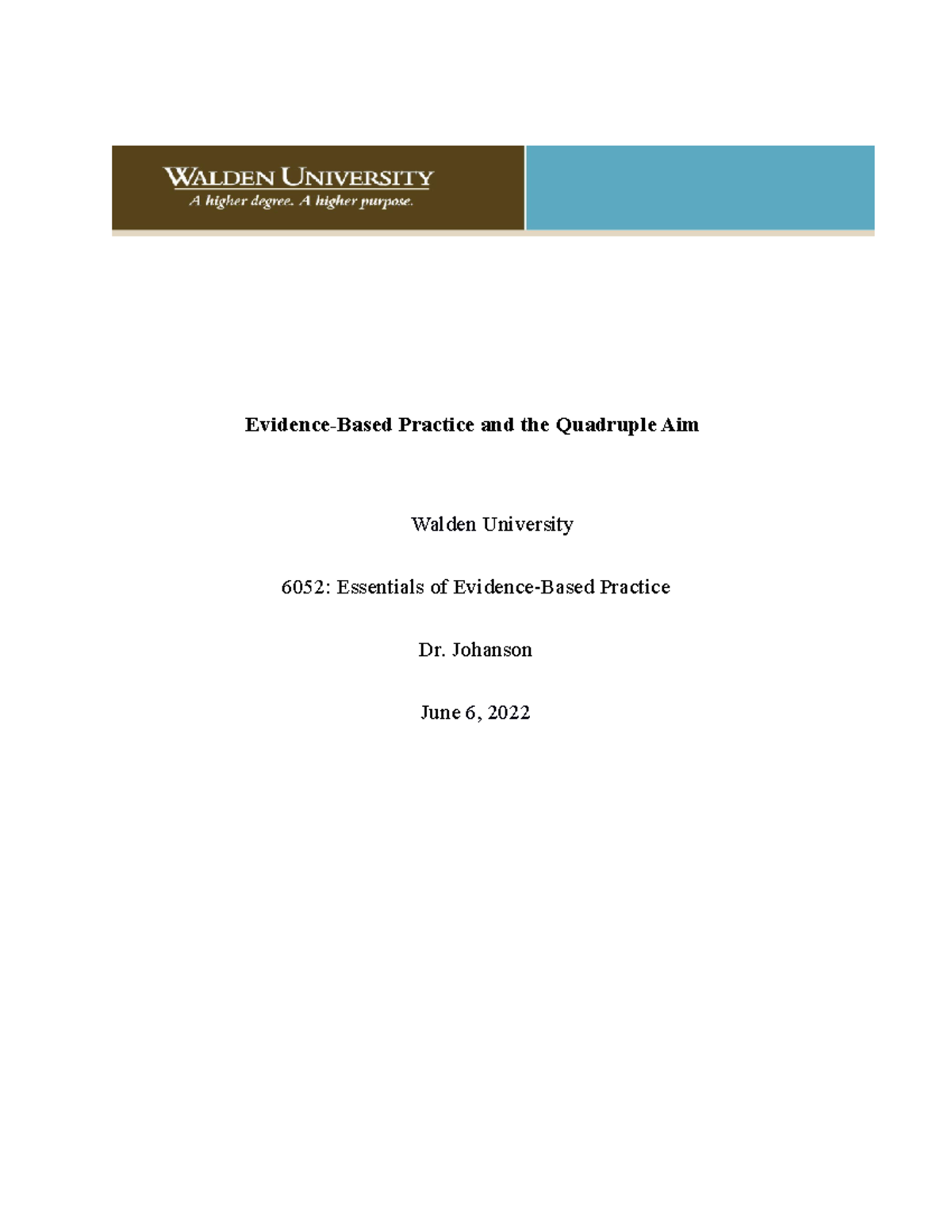 WK1Assgn - Week one walden university assignment, 100 % greade ...