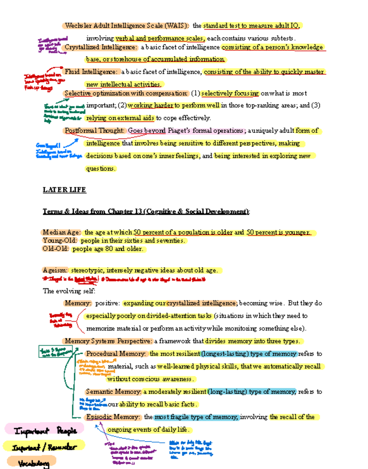 Pt2 - Developmental Psychology Chapters 12 to 15 Final Exam Study Guide ...