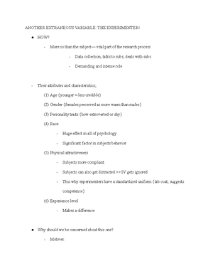 PSY 3403 QUIZ 1 - With professor Stella Lopez, from the lecture guide ...