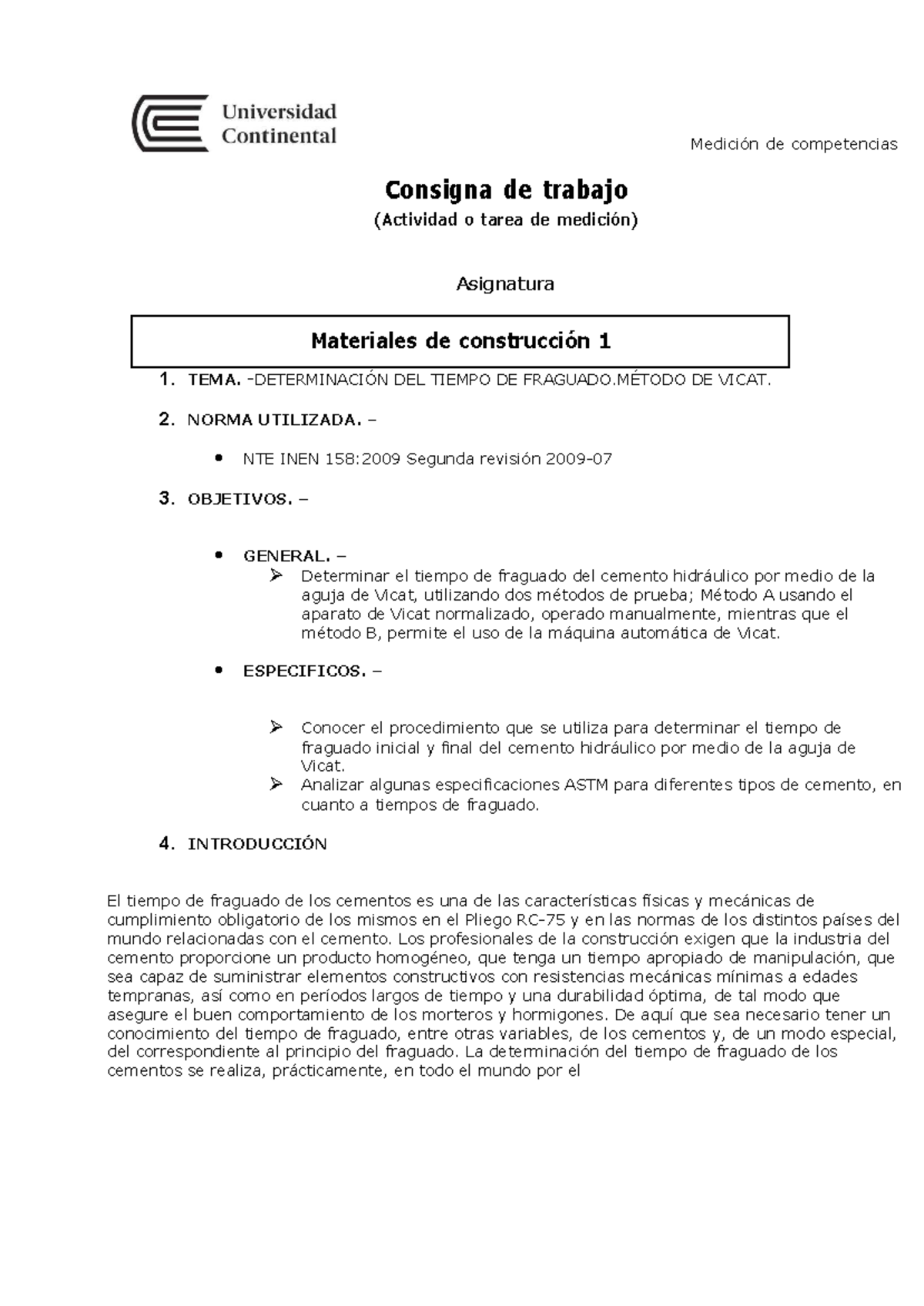 Marco Antonio Consigna Medicion de competencias - Medición de competencias Consigna de trabajo ...