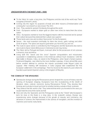 RPH 6 - Readings In Philippine History - Group 6 - Content and ...