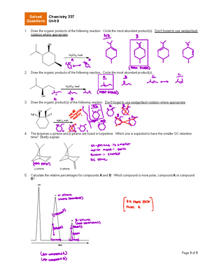 Organic Chemistry LAB - final study guide filled out - “Practice exam ...