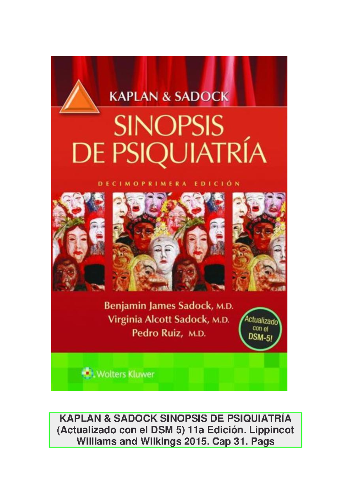 Kaplan. Trastornos de la eliminación - KAPLAN & SADOCK SINOPSIS DE ...