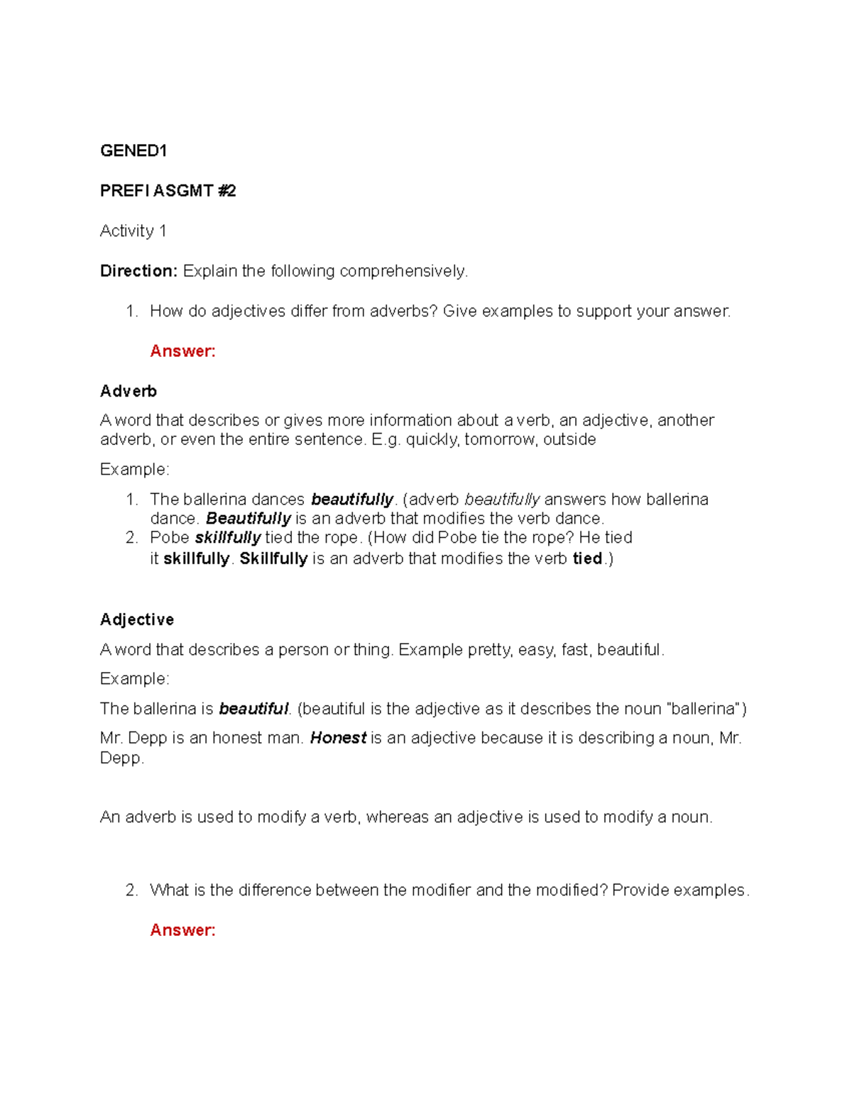 Gened 1%20 Prefi%20 Asgmt%20No - GENED PREFI ASGMT Activity 1 Direction ...