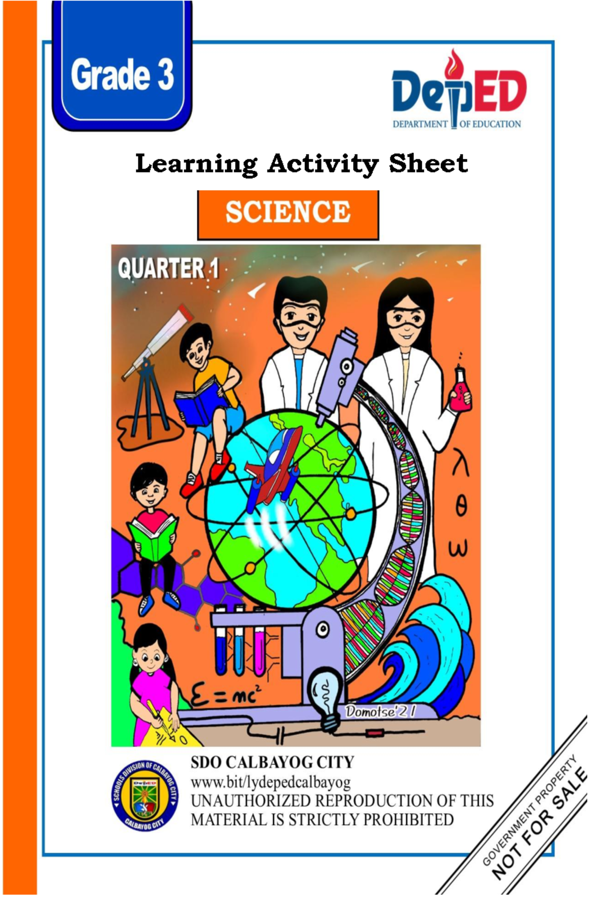 Grade 3 Combined LAS WEEK1-5 - Learning Activity Sheet TXTBK + QA LAS ...