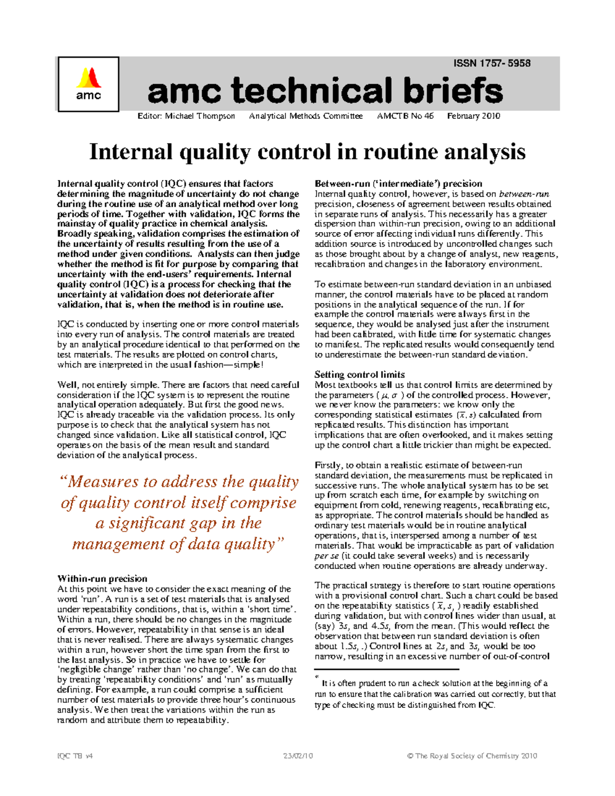 Internal-quality-control-routine-analysis-technical-brief-46 tcm18 ...