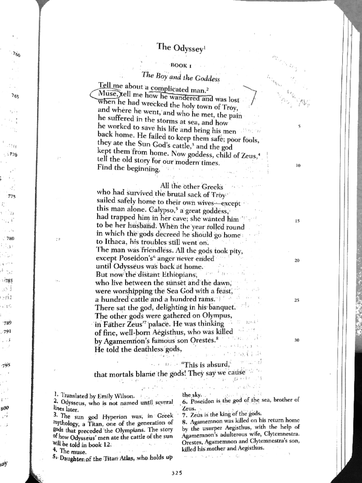 The Odyssey 1-2(1) - Its part of the book. A few chapters to help you ...