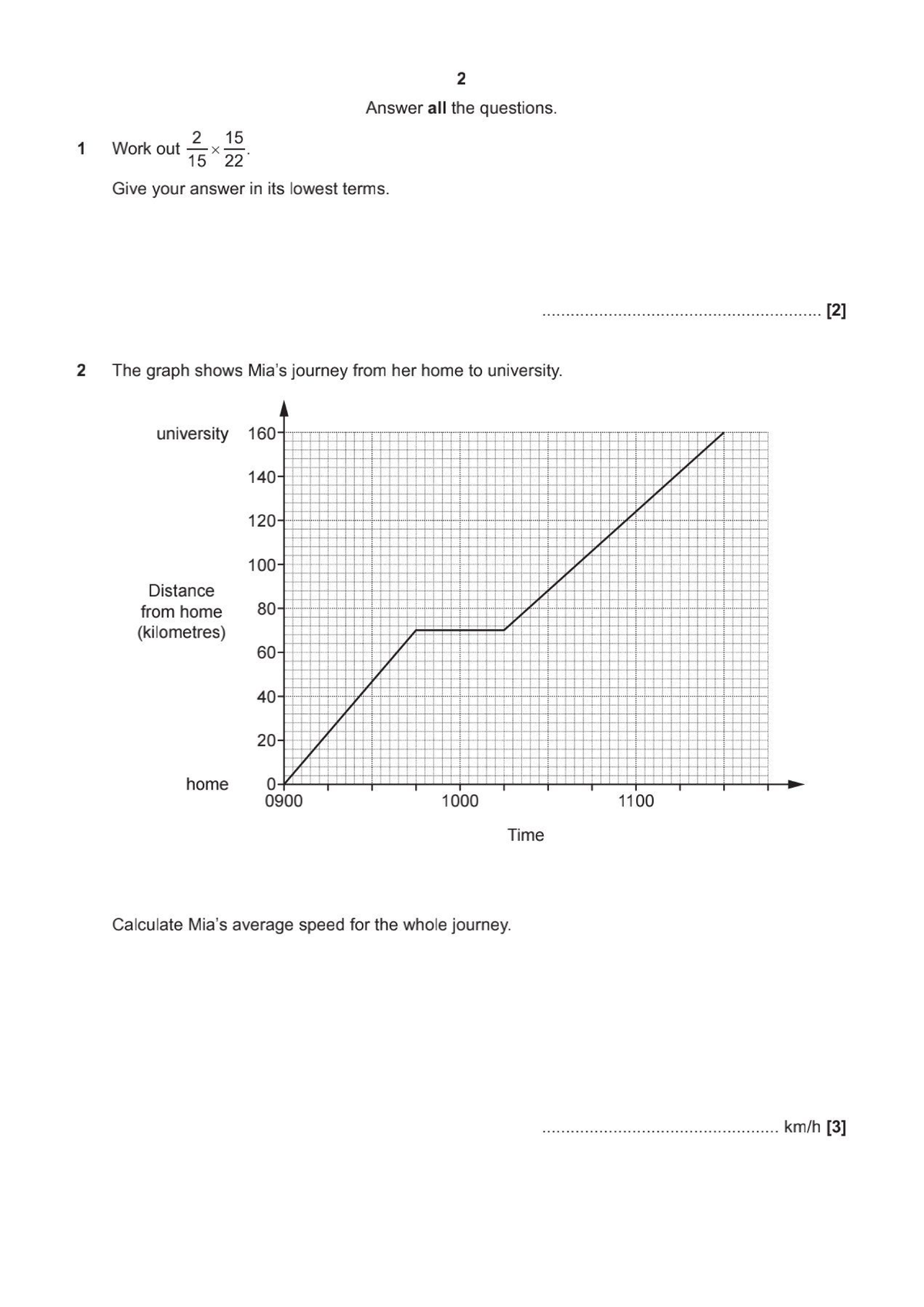 ocr moc gcse math non calculator - HLS 2962 - Studocu