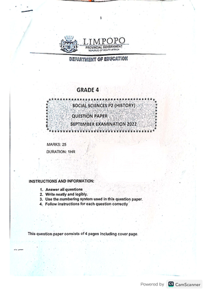 Lesson Plan IP Grade 5 SS Geography T1 W2 - Directorate: Curriculum GET ...