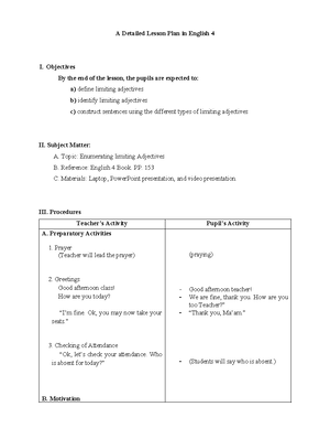 DLP- Science- Final-COPY - A Detailed Lesson Plan in Science 3 A ...