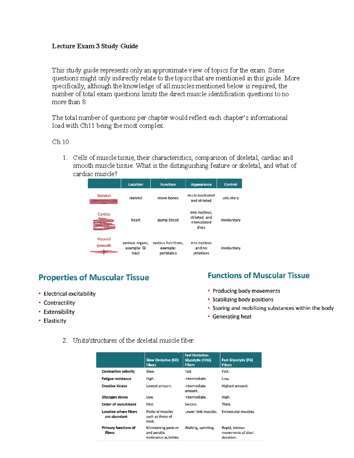 LE3 2301 Wiley Study Guide - Lecture Exam 3 Study Guide This study ...