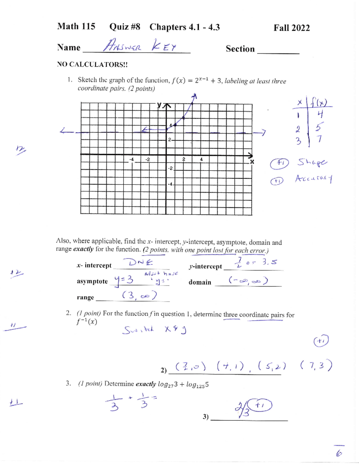 Math 115 Quiz 8 Answer Key Fall 2022 - 21:640:114 - Studocu