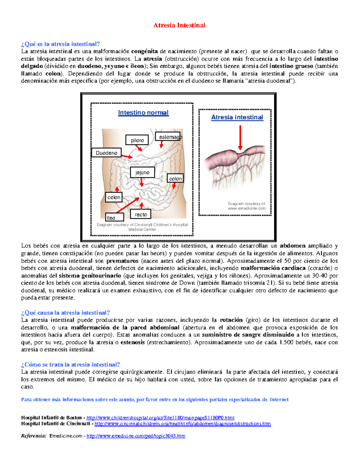 Ibdpr intestinal atresia - Atresia Intestinal ¿Qué es la atresia ...