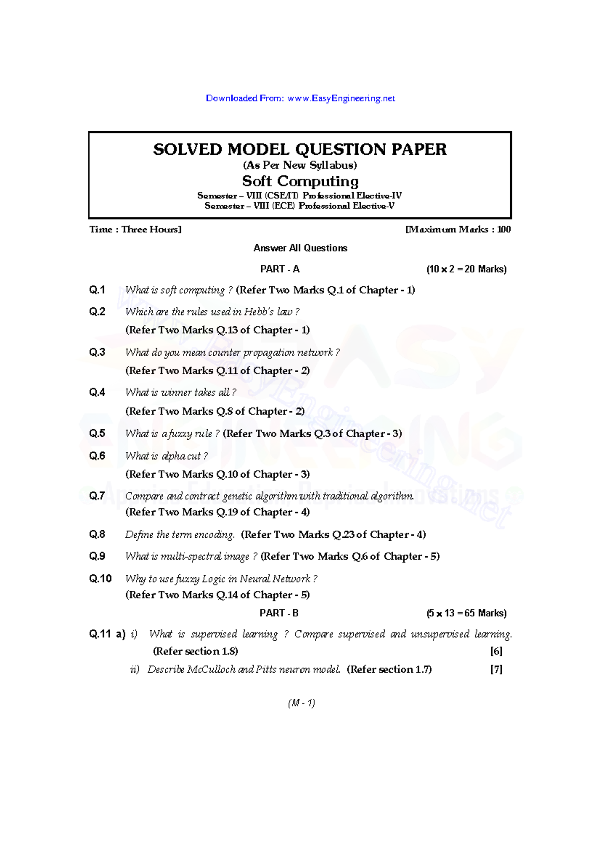 CS8086 QP - By www - qn papers - Time : Three Hours] [Maximum Marks ...