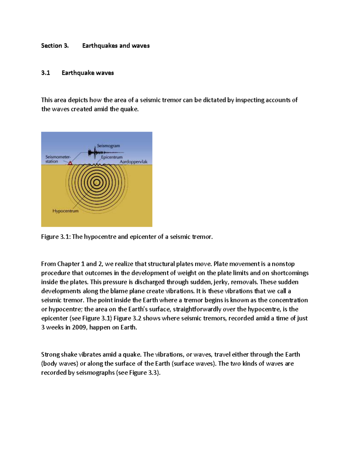 Earthquakes And Waves Lecture Notes 4 5 Warning Tt Undefined Function 32 Warning Tt
