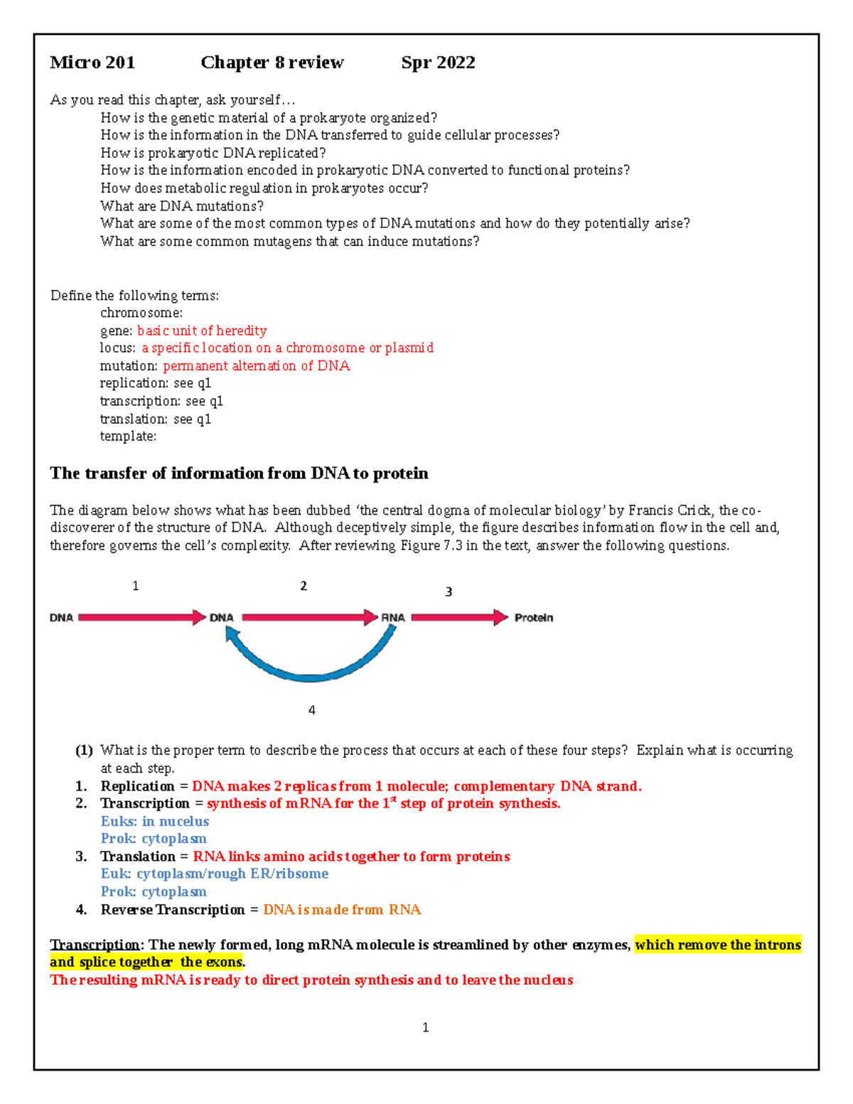Ch08 rev spr 2022 - Summary of material covered in the exam from the textbook Dr. Eardly - Micro ...