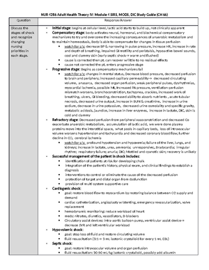 HT Notes for Exam 2 - exam 2 - Module 5: Cancer Cancer is a group of ...