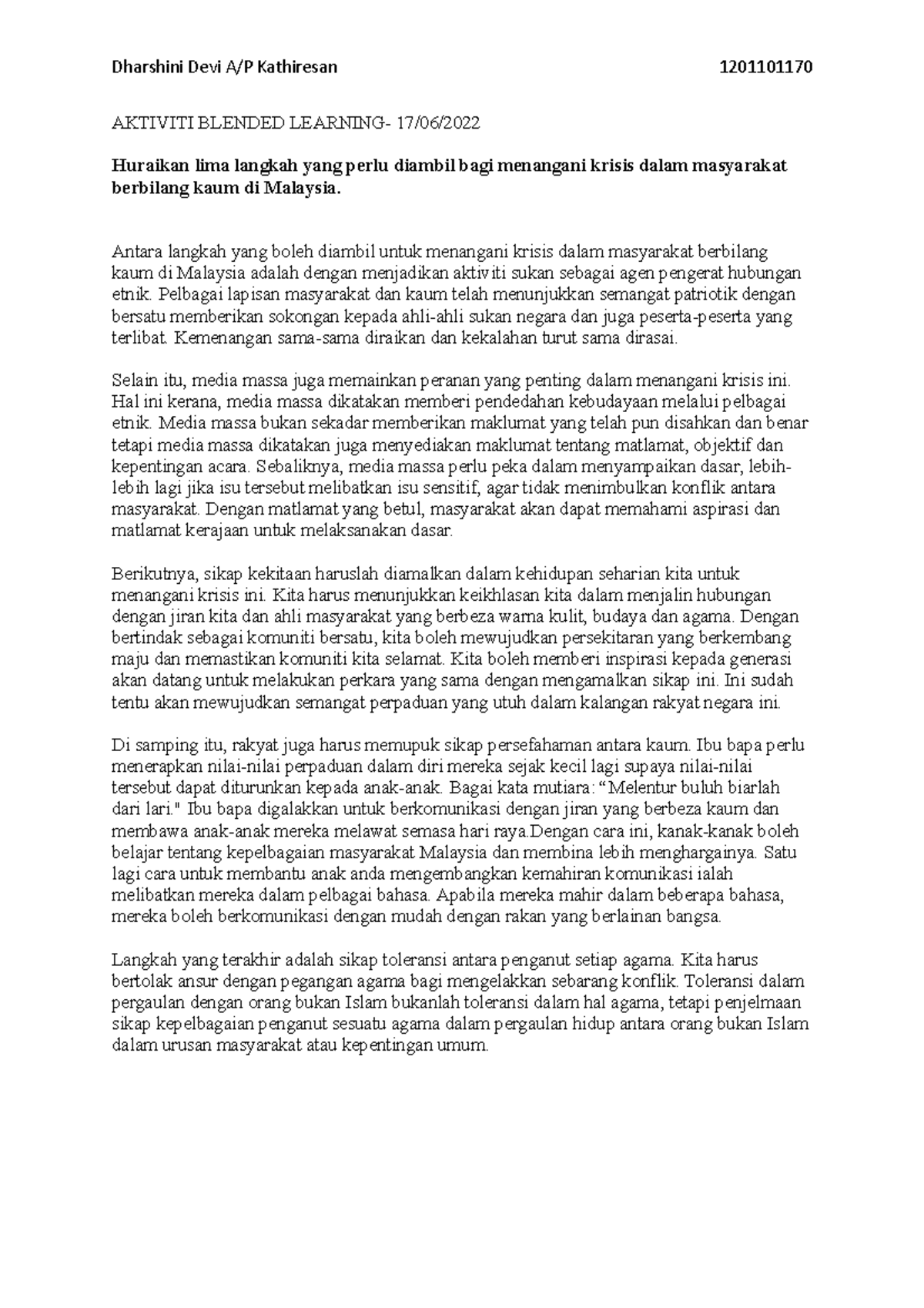 BL- 17:06:2022 - hope this helps you. - Dharshini Devi A/P Kathiresan ...