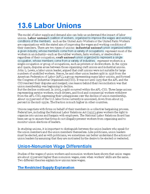 13.3 Labor Demand - 13 Labor Demand In this section, we look at labor ...