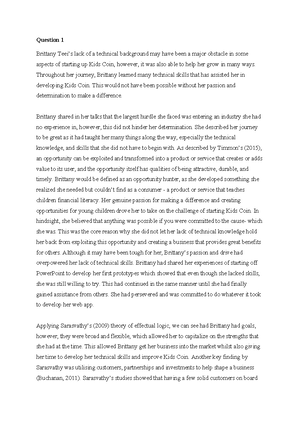 Module 1 - notes - Module 1: The entrepreneurial mindset - Complete in ...