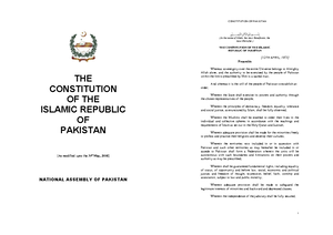THE Constitution OF THE Islamic Republic OF Pakistan - THE CONSTITUTION ...