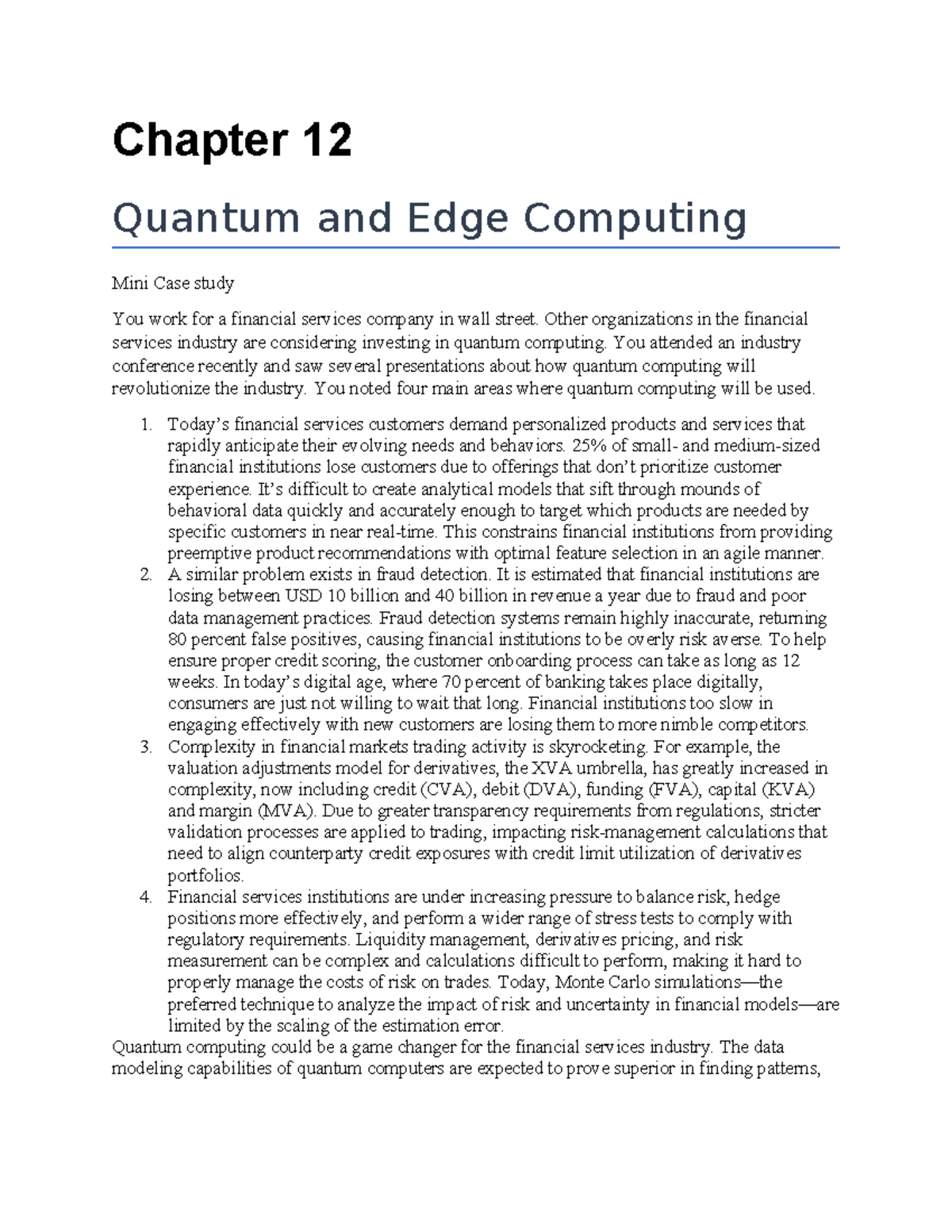 Quantum and Edge Computing - Chapter 12 Quantum and Edge Computing Mini ...