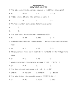 Reviewer 2 - general questions - TRIVIA (Questions & Answers)Filipino ...