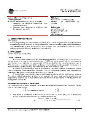 ACC 113 - First Grading Exam - NAME: Date: Professor: Section: Score ...
